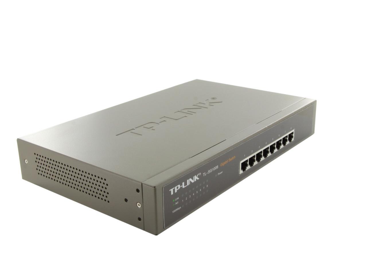 TP-Link TL-SG1008 8-Port Gigabit Switch - Newegg.com