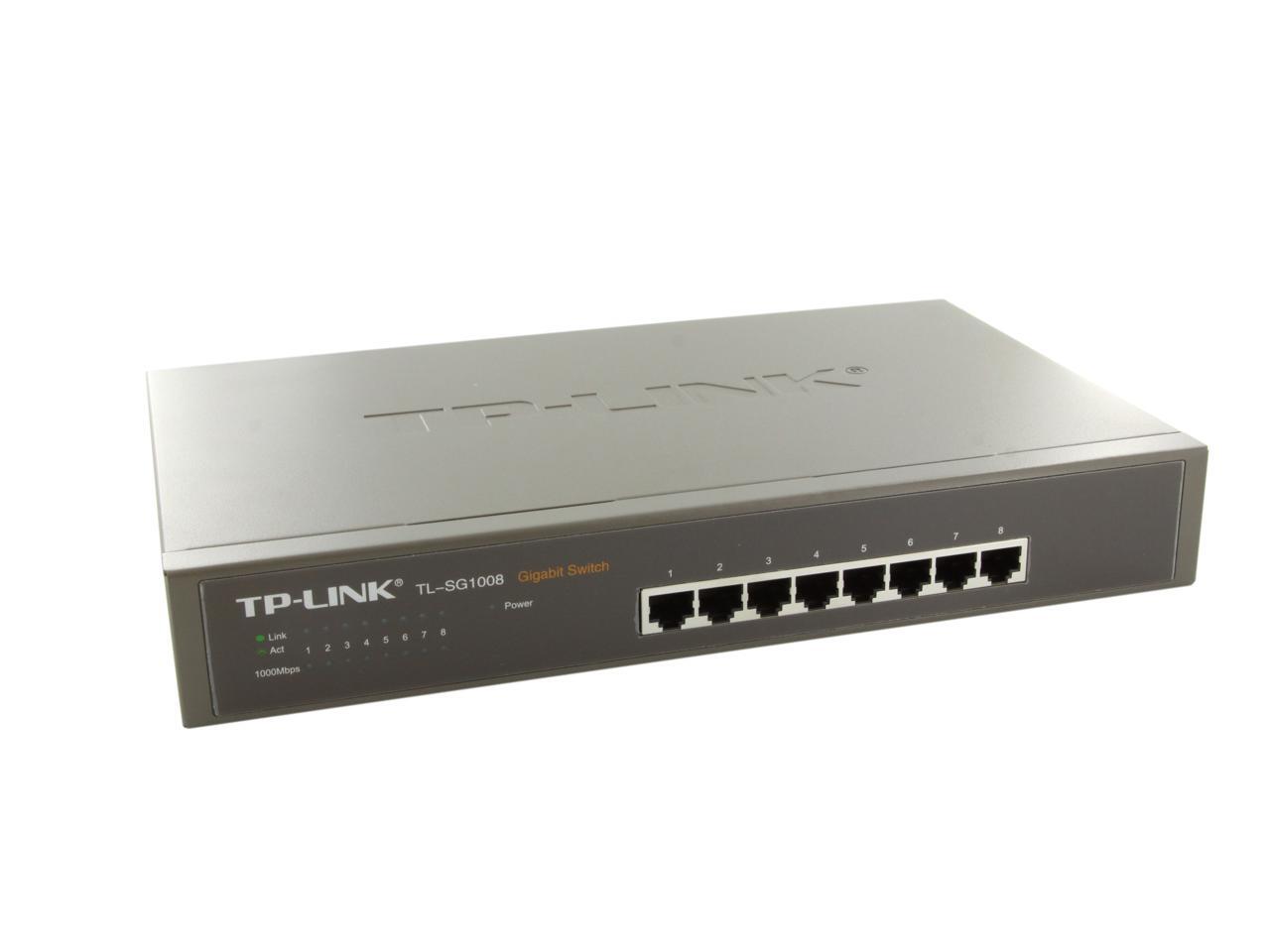 TP-Link TL-SG1008 8-Port Gigabit Switch - Newegg.com