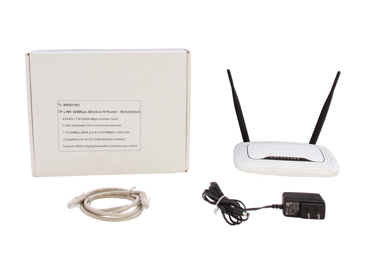 TP-LINK TL-WR841ND_RE Wireless N Router IEEE 802.11b/g/n 300Mbps ...