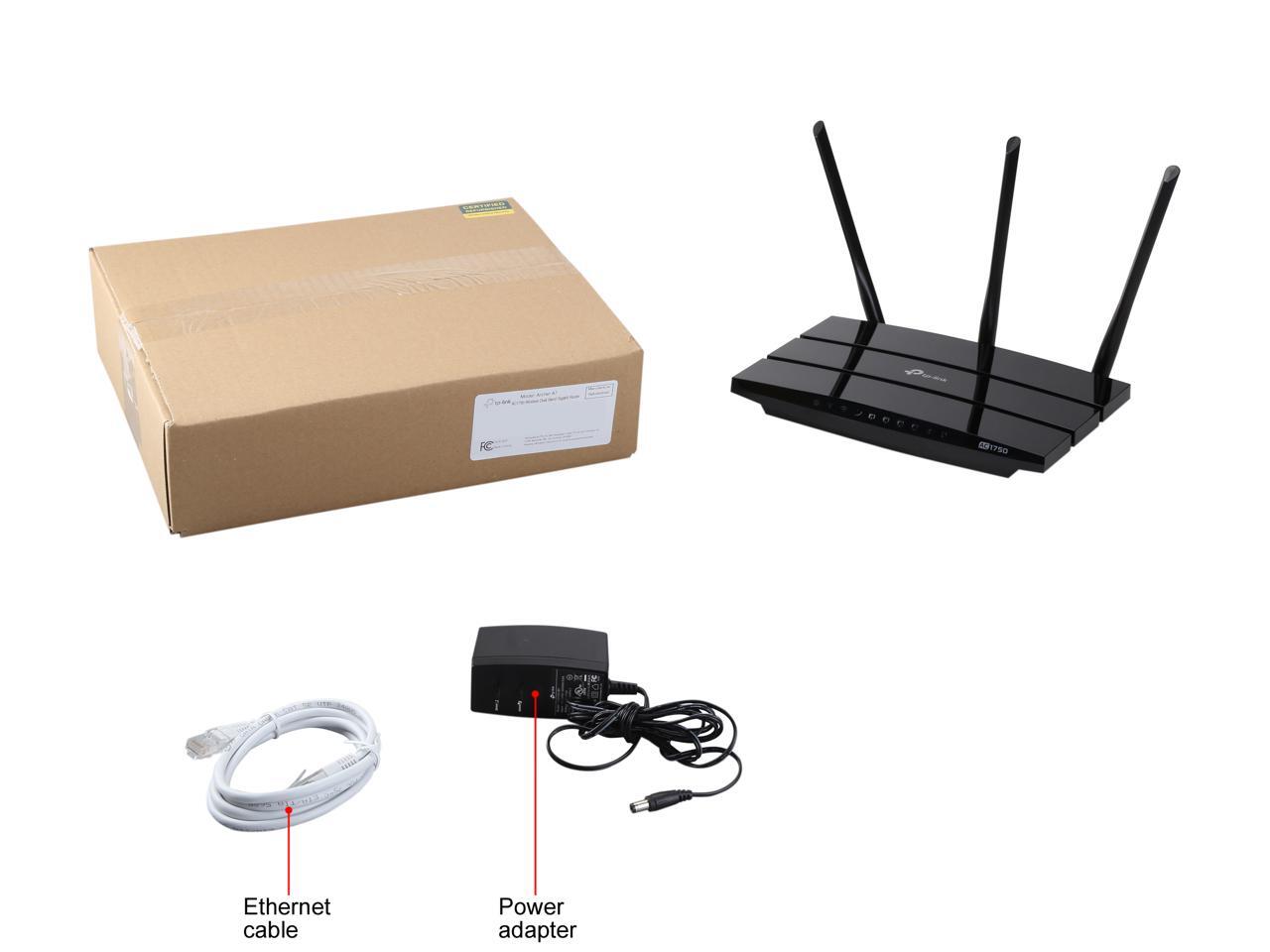 Refurbished: TP-Link Archer A7 AC1750 Wireless Dual Band Gigabit Router ...