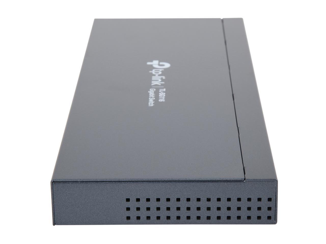 TP-Link 16 Port Gigabit Ethernet Network Switch, Desktop/ Wall-Mount ...