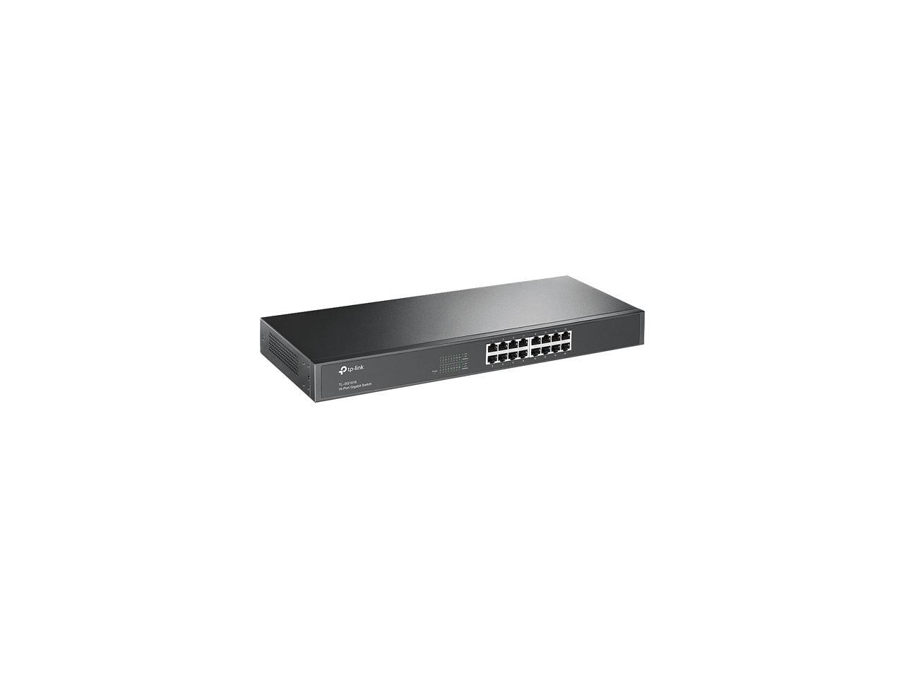Refurbished: TP-Link TL-SG1016 16-Port Gigabit Switch - Newegg.com