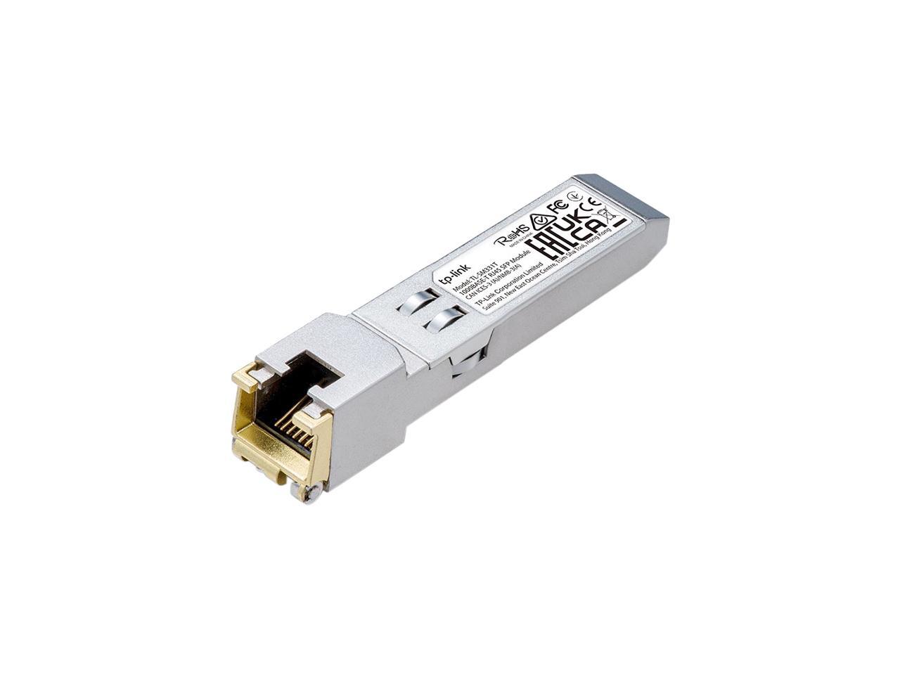 TP-Link TL-SM331T | 1000Base-T RJ45 SFP Module | 1.25G Copper SFP ...
