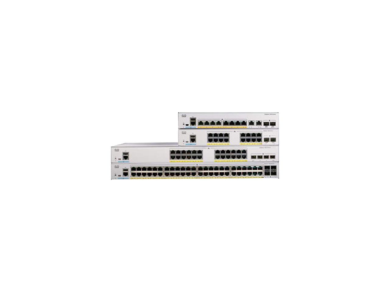 CISCO Catalyst 1000 C1000-24P-4X-L Switch 24 x 10/100/1000 Ethernet PoE ...
