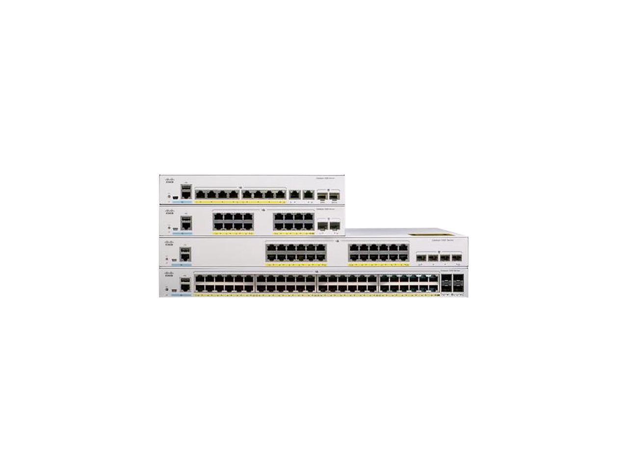 CISCO Catalyst 1000 C1000-8T-2G-L Switch 8 x 10/100/1000 Ethernet Ports ...