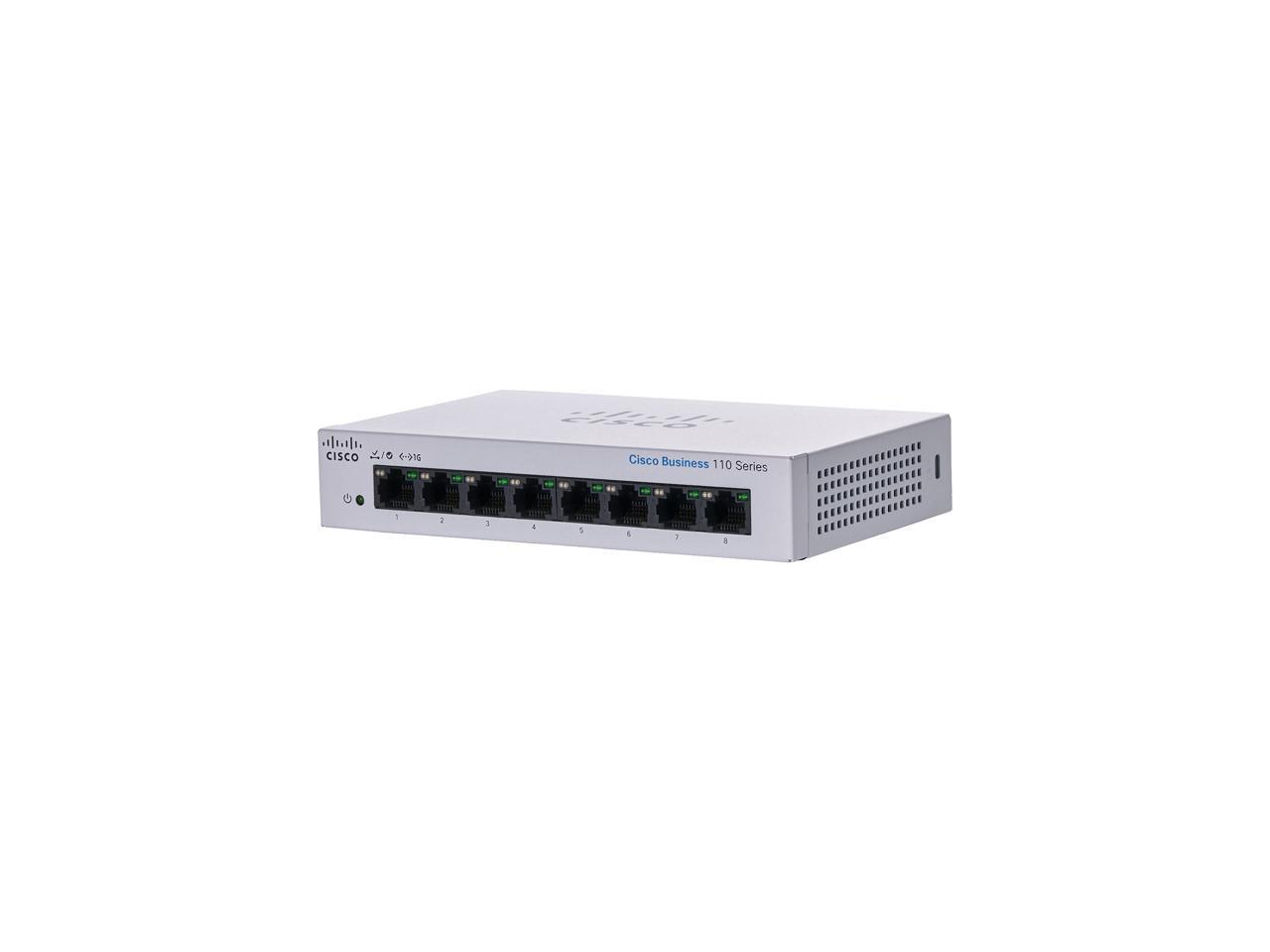 CISCO CBS110-8T-D-NA 110 Series Unmanaged Switches - Newegg.com