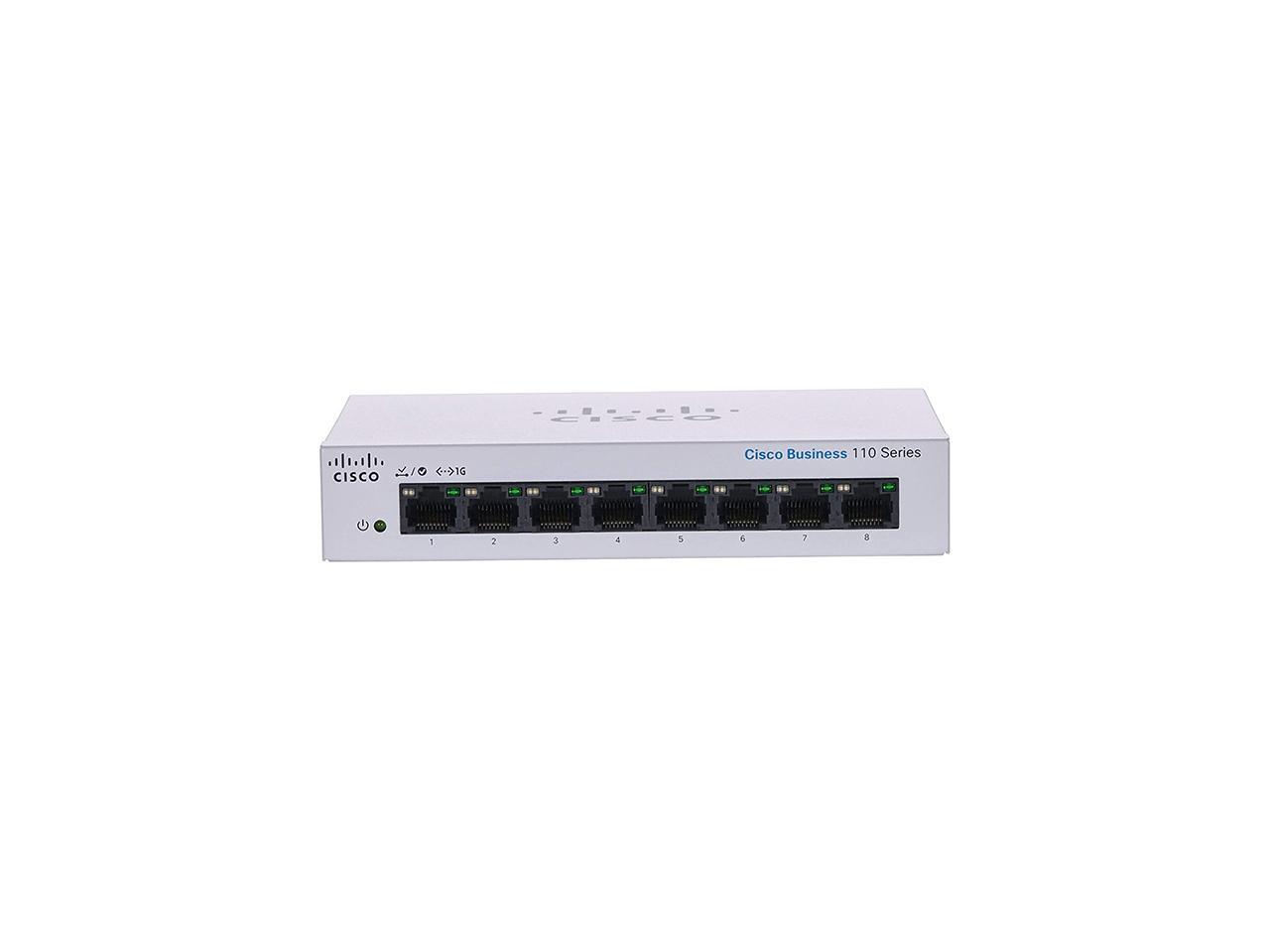 CISCO CBS110-8T-D-NA 110 Series Unmanaged Switches - Newegg.ca