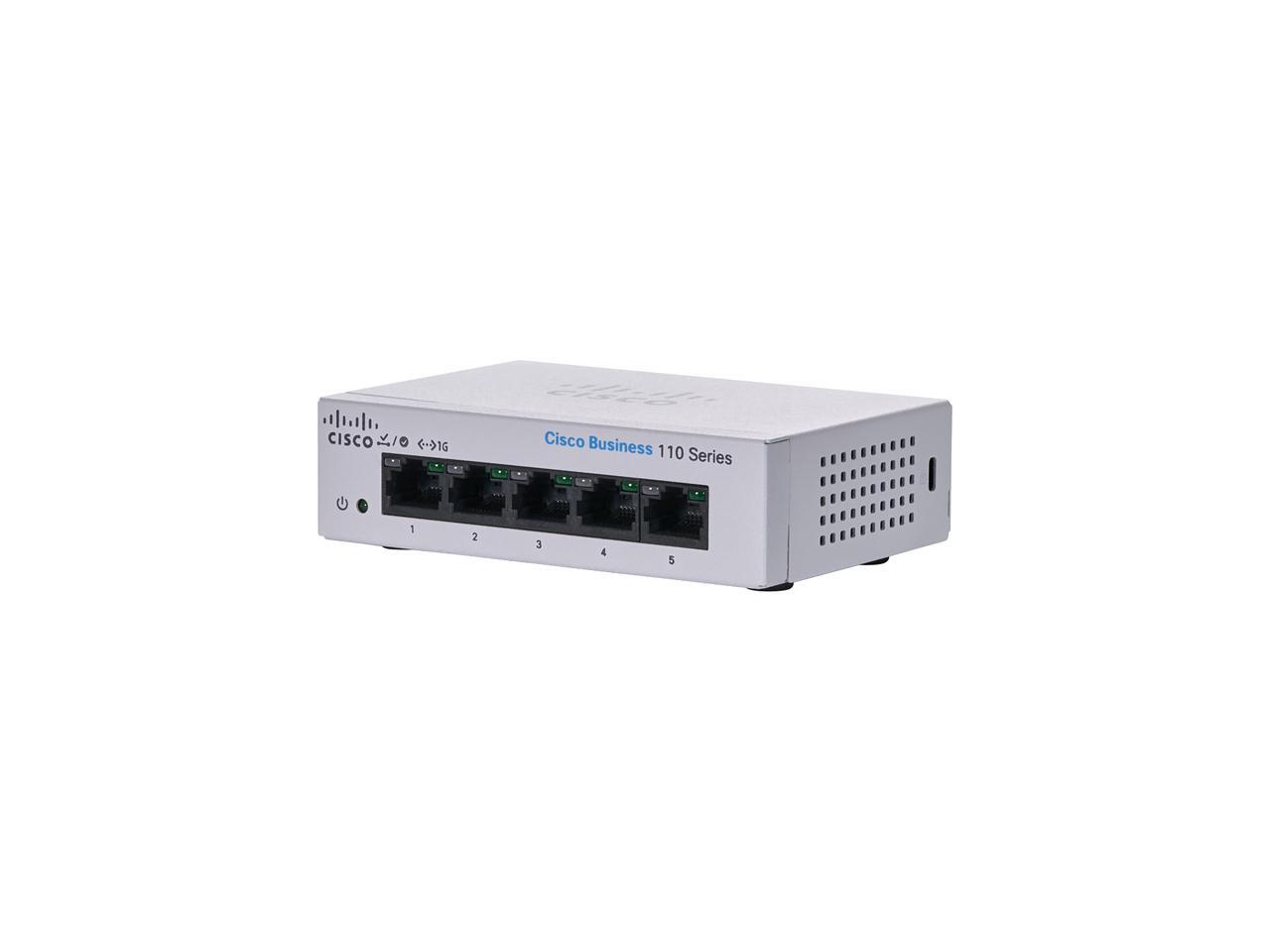 CISCO CBS110-5T-D-NA 110 Series Unmanaged Switches - Newegg.ca