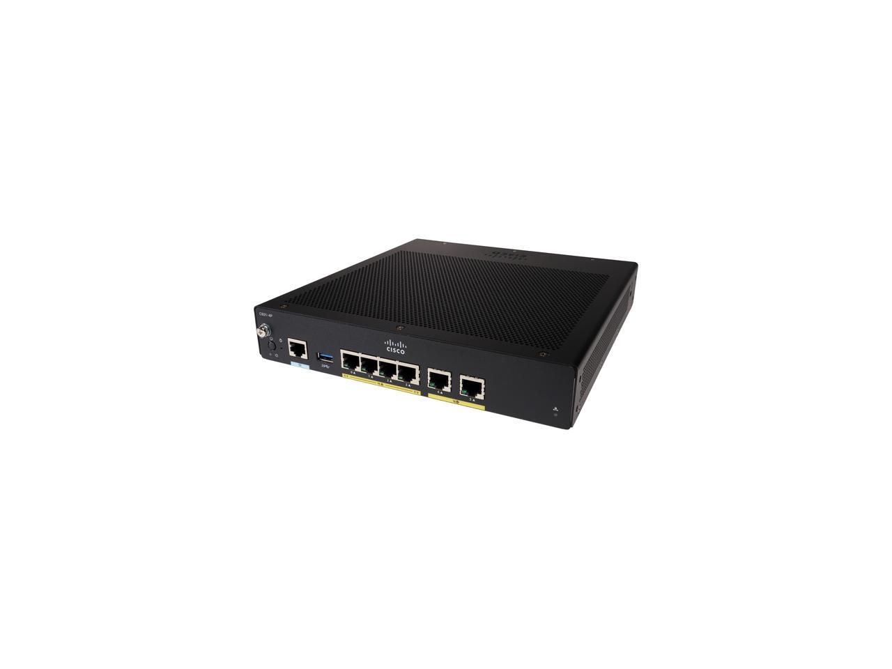CISCO C921-4PLTEAU 921 Gigabit Ethernet Security Router with Internal ...
