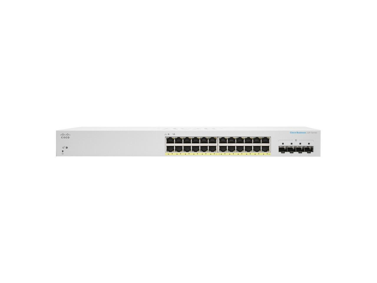 Cisco Business CBS220-24P-4X Ethernet Switch - 24 Ports - Manageable ...