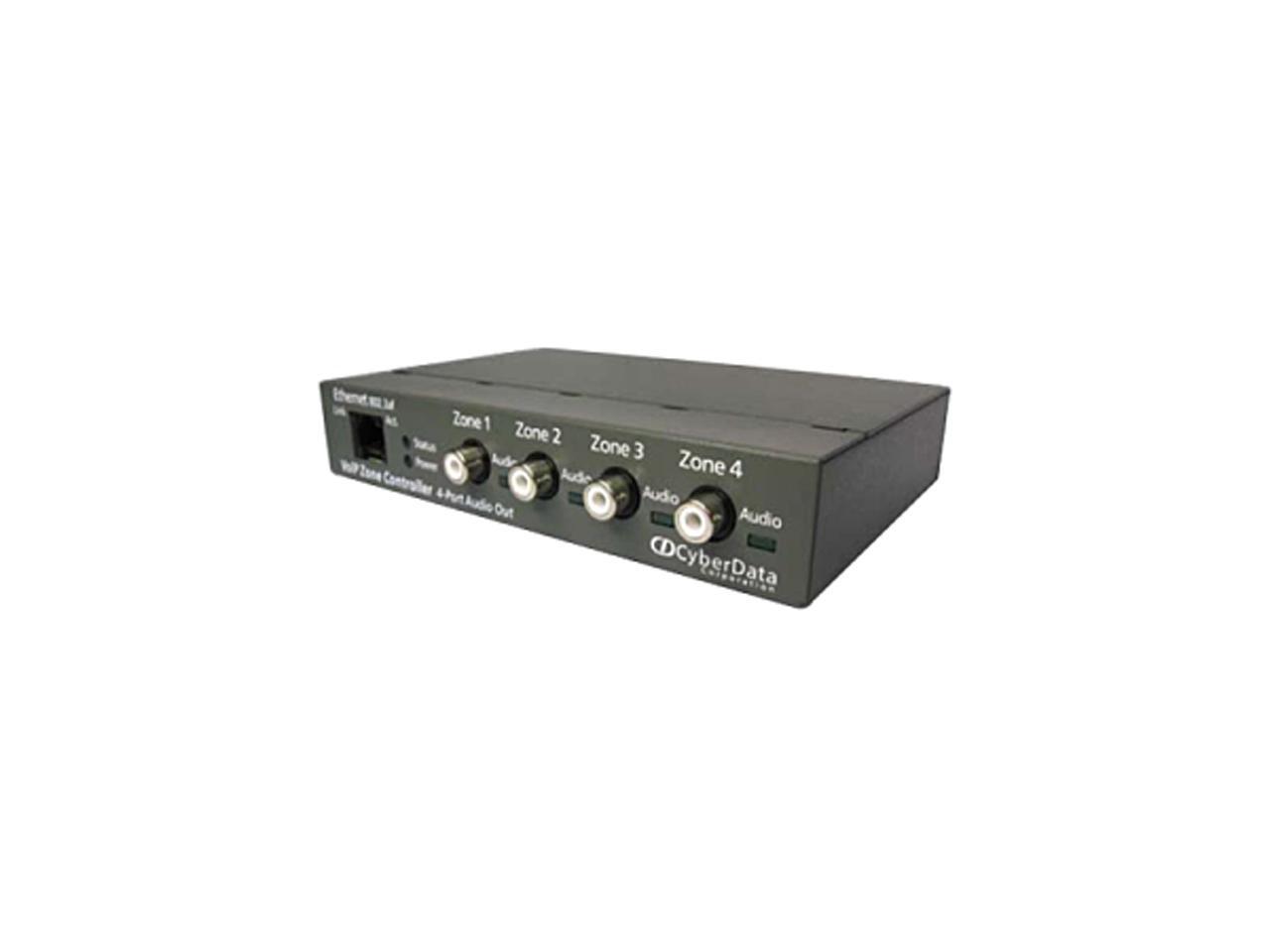 CyberData 011171 SIP-enabled IP Paging V3 Zone Controller with 4-Port ...