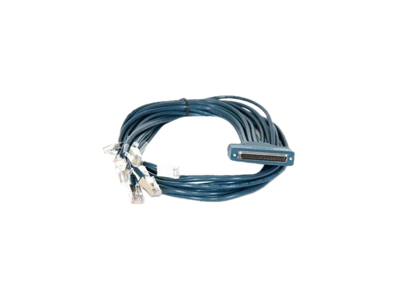 CISCO CAB-OCTAL-ASYNC= 8 Lead Octal Cable 68pin To 8 Male RJ45s ...