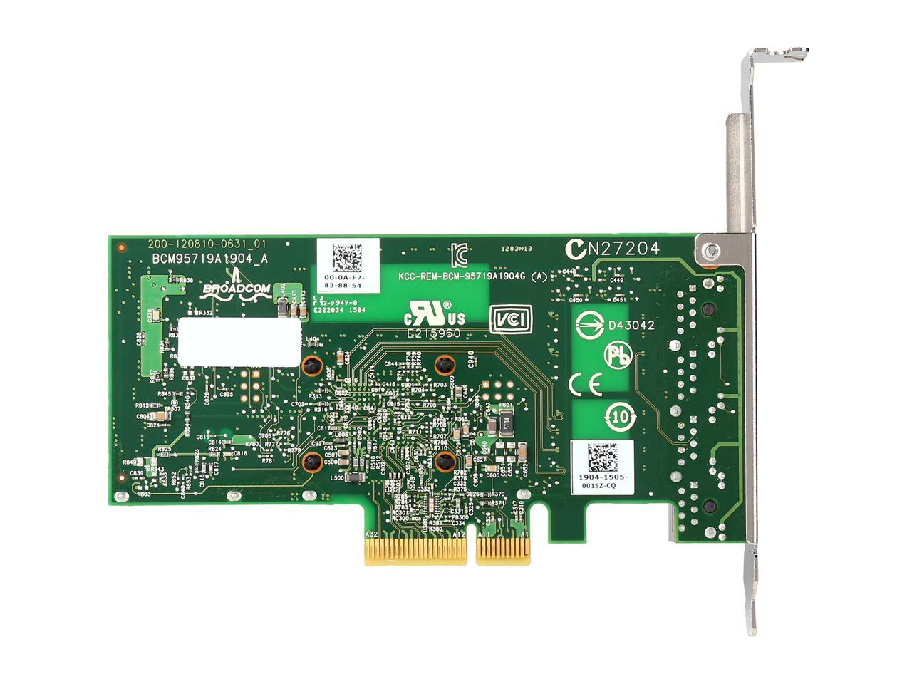 Broadcom NetXtreme BCM5719-4P Quad-Port Ethernet Server Adapter PCI ...