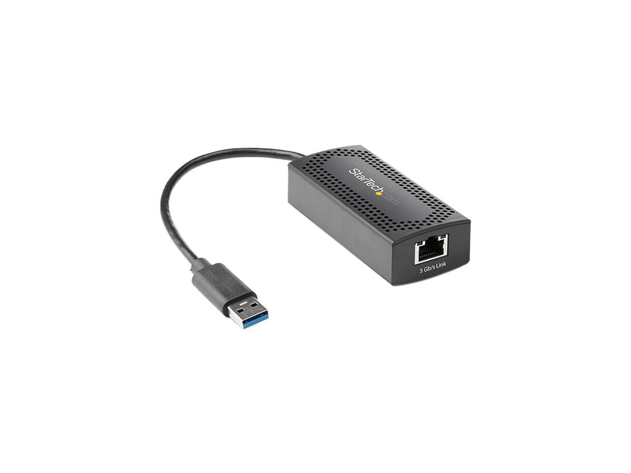 StarTech.com US5GA30 USB 3.0 Type-A to 5 Gigabit Ethernet Adapter ...