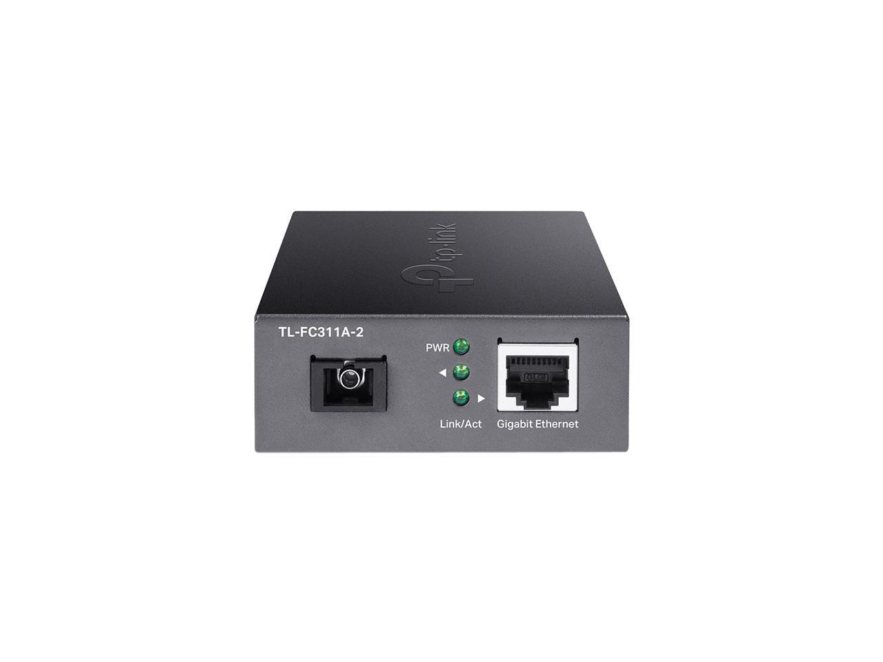 TP-Link TL-FC311A-2 | Gigabit WDM SFP to RJ45 Fiber Media Converter ...