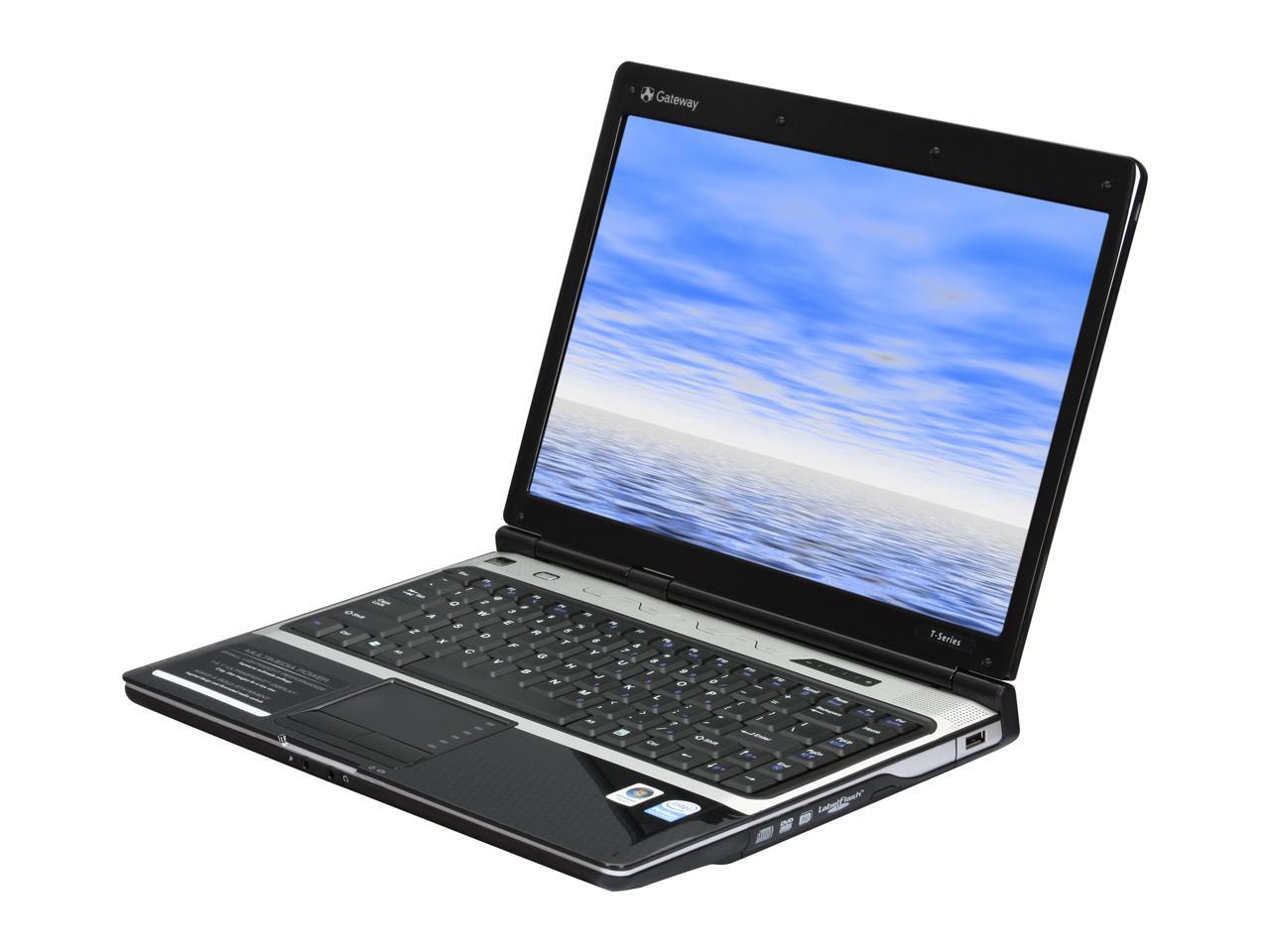 Gateway Laptop Intel Pentium T3400 2GB Memory 250GB HDD Intel GMA X3100 ...