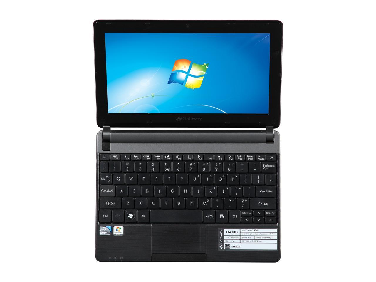 Refurbished: Gateway Laptop Intel Atom N2600 (1.60GHz) 1GB Memory 320GB ...