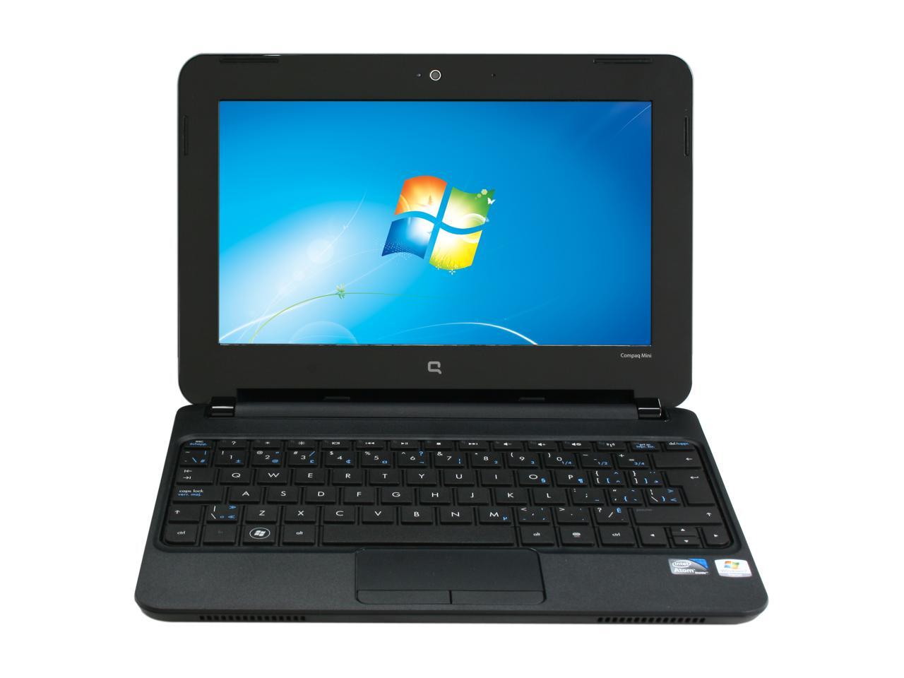 Refurbished: COMPAQ Mini CQ10-450CA Black 10.1" WSVGA Netbook - Newegg.com
