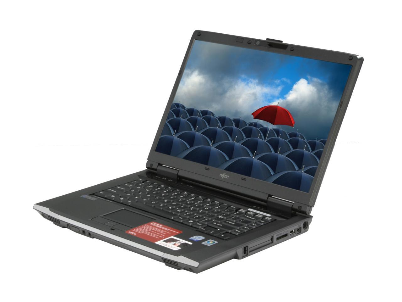Fujitsu Laptop LifeBook Intel Core 2 Duo T5850 3GB Memory 300GB HDD ...
