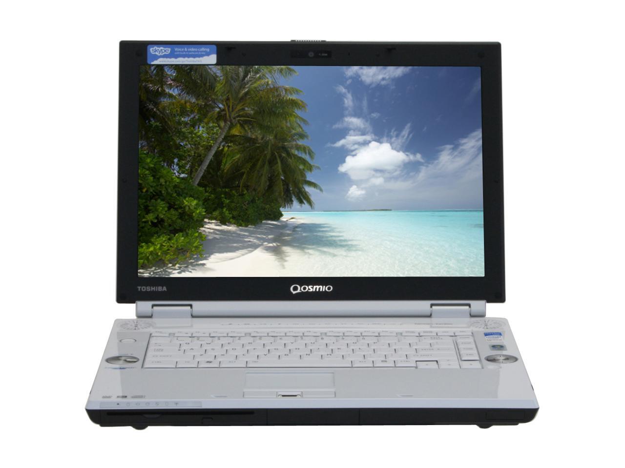 Refurbished: TOSHIBA Laptop Qosmio Intel Core 2 Duo T5450 2GB Memory 200GB HDD Intel GMA X3100 ...