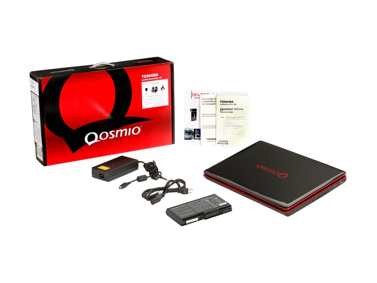TOSHIBA Laptop Qosmio Intel Core i5-450M 4GB Memory 500GB HDD NVIDIA ...