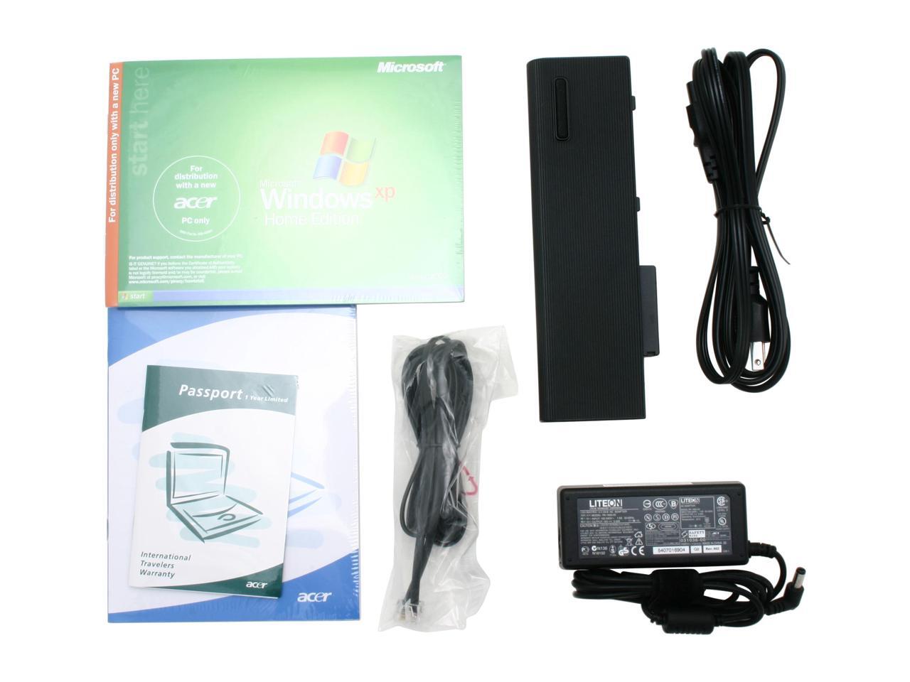 Acer Laptop Aspire 1690 Intel Pentium M 715 512MB (256/256) Memory 80GB ...