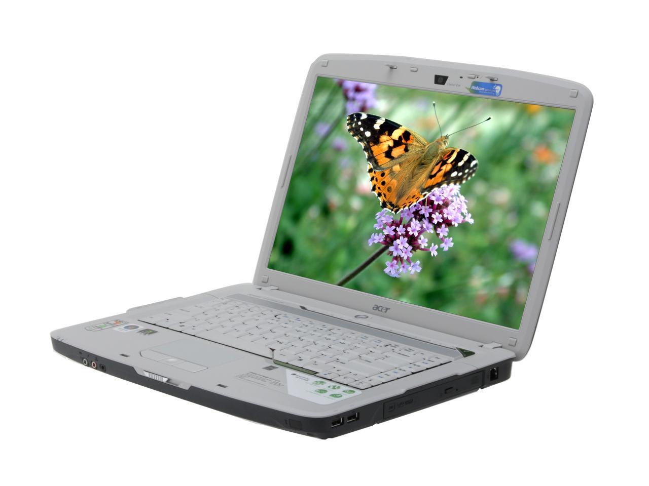 Acer Laptop Aspire AMD Turion 64 X2 TL-60 2GB Memory 250GB HDD NVIDIA ...