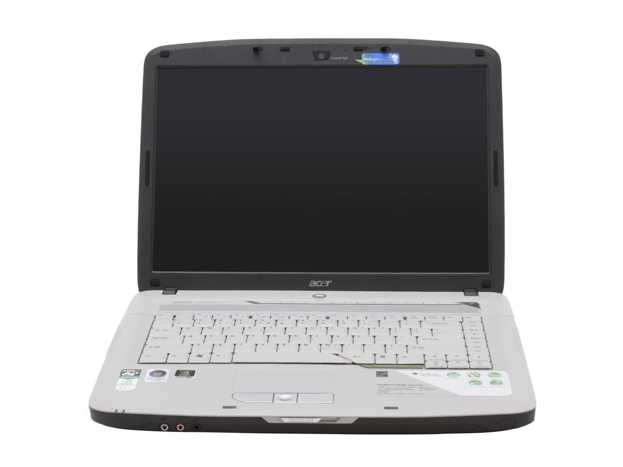 Acer Laptop Aspire AMD Athlon 64 X2 TK-57 3GB Memory 250GB HDD NVIDIA ...