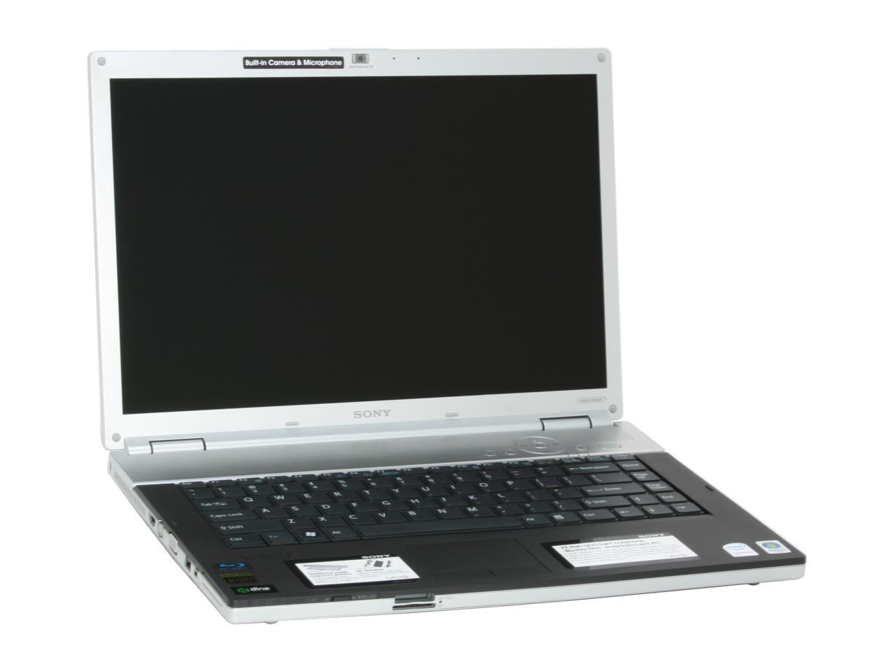 SONY Laptop VAIO FZ Series Intel Core 2 Duo T7300 2GB Memory 200GB HDD ...