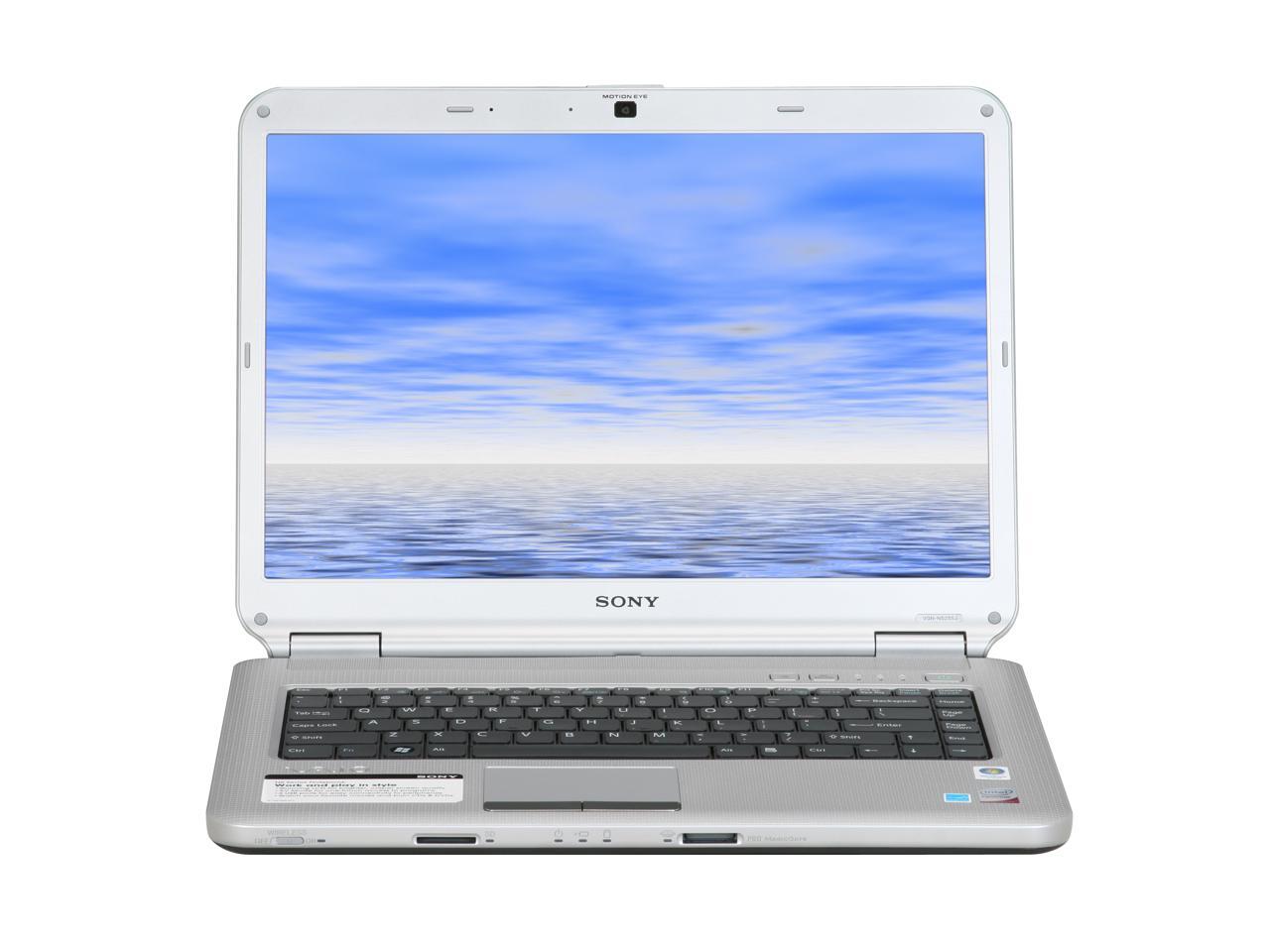 SONY Laptop VAIO NS Series Intel Core 2 Duo T6400 4GB Memory 250GB HDD ...