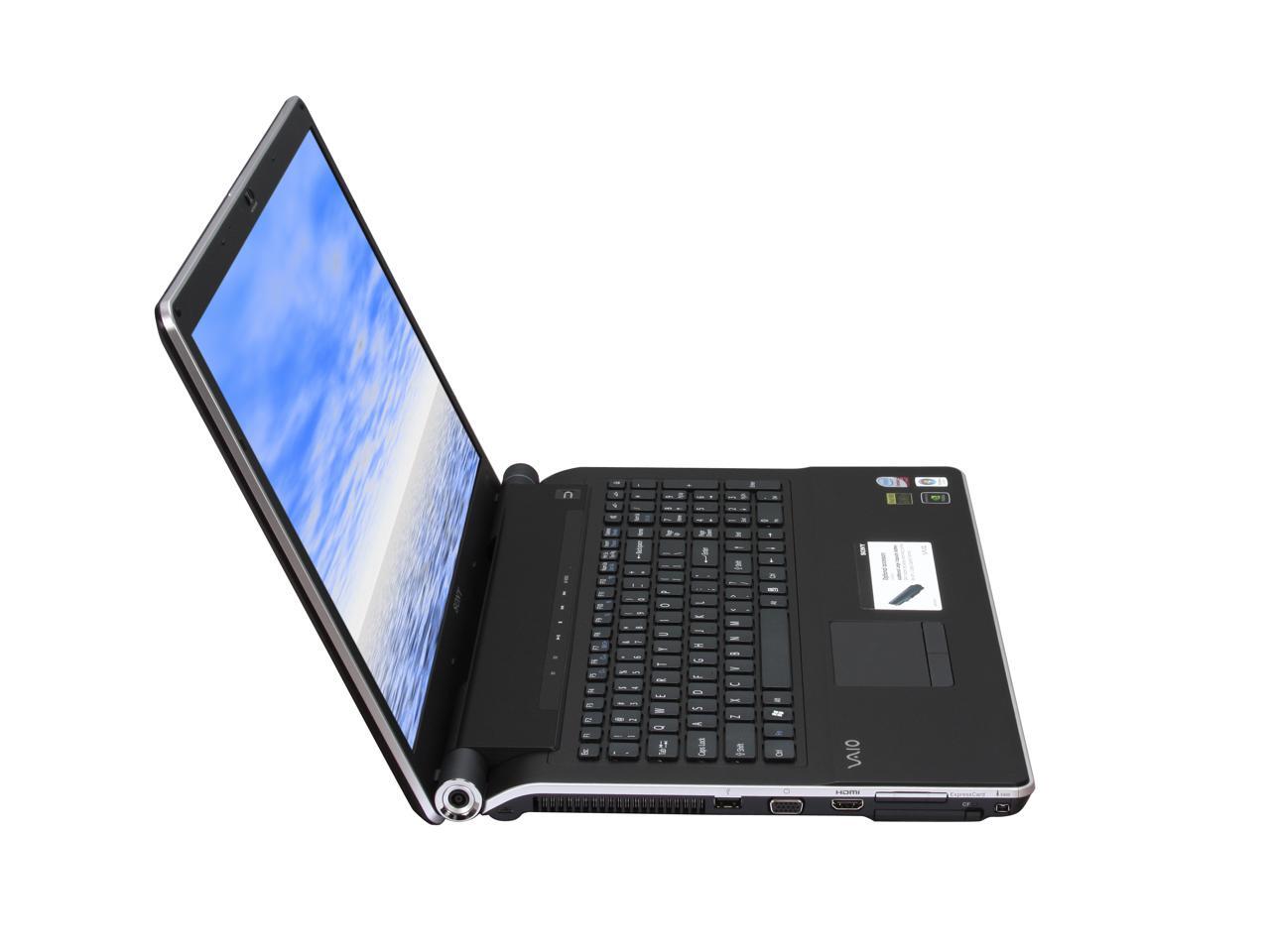 SONY Laptop VAIO AW Series Intel Core 2 Duo T9550 4GB Memory 320GB HDD ...