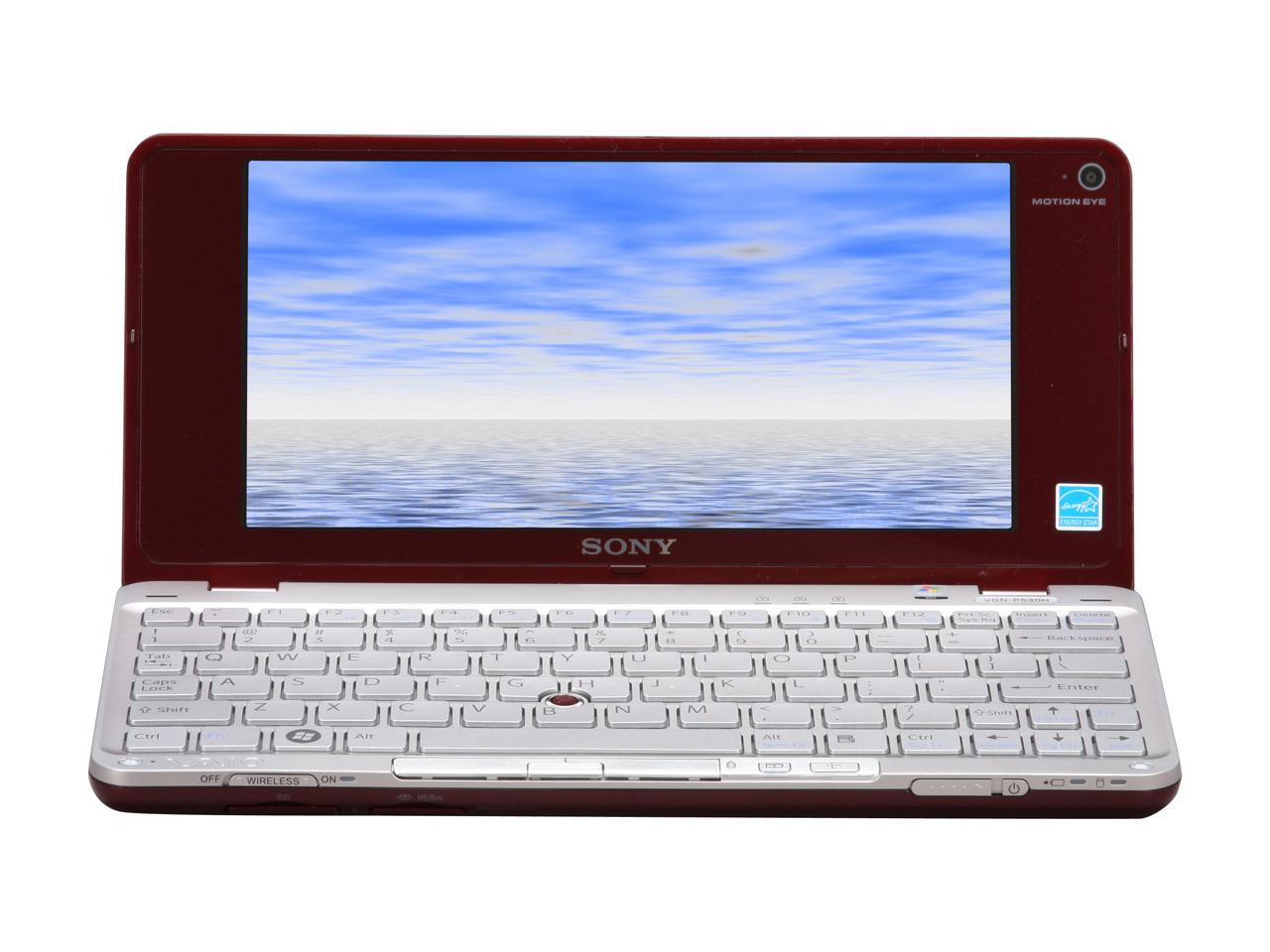 SONY VAIO P Series VGN-P530H/R Garnet Red 8" Netbook - Newegg.com