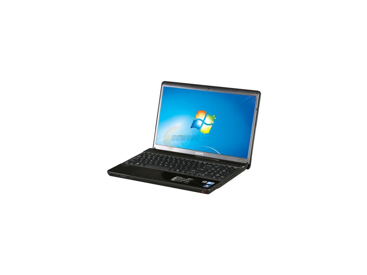 SONY Laptop VAIO E Series Intel Core i5-460M 4GB Memory 500GB HDD Intel ...