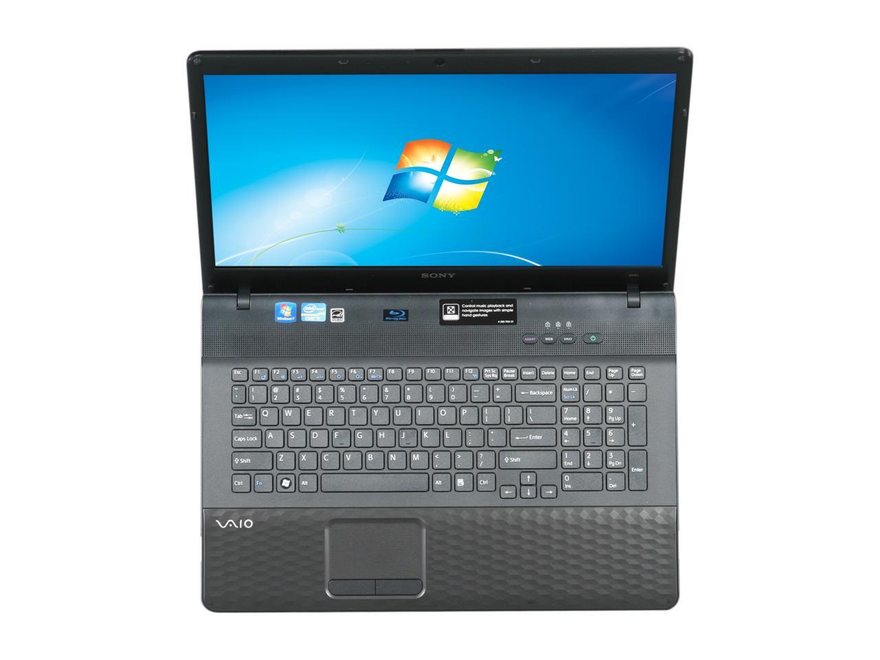 SONY Laptop VAIO EJ Series Intel Core i5-2430M 4GB Memory 640GB HDD ...