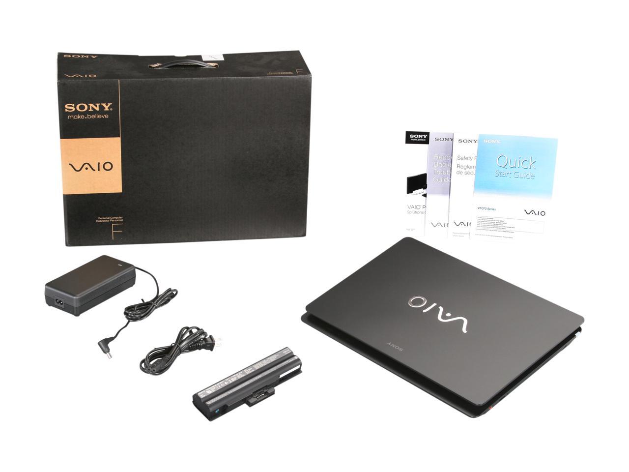 SONY Laptop VAIO F Series Intel Core i7-2670QM 6GB Memory 640GB HDD ...