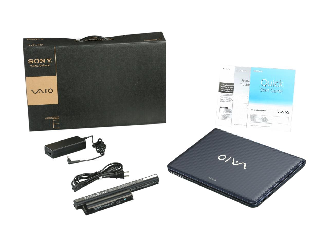 SONY Laptop VAIO EG Series Intel Core i5-2450M 4GB Memory 640GB HDD ...