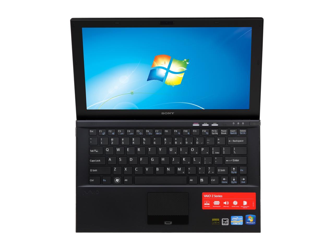 SONY Laptop VAIO Intel Core i7-3612QM 8GB Memory 256GB HDD Intel HD ...