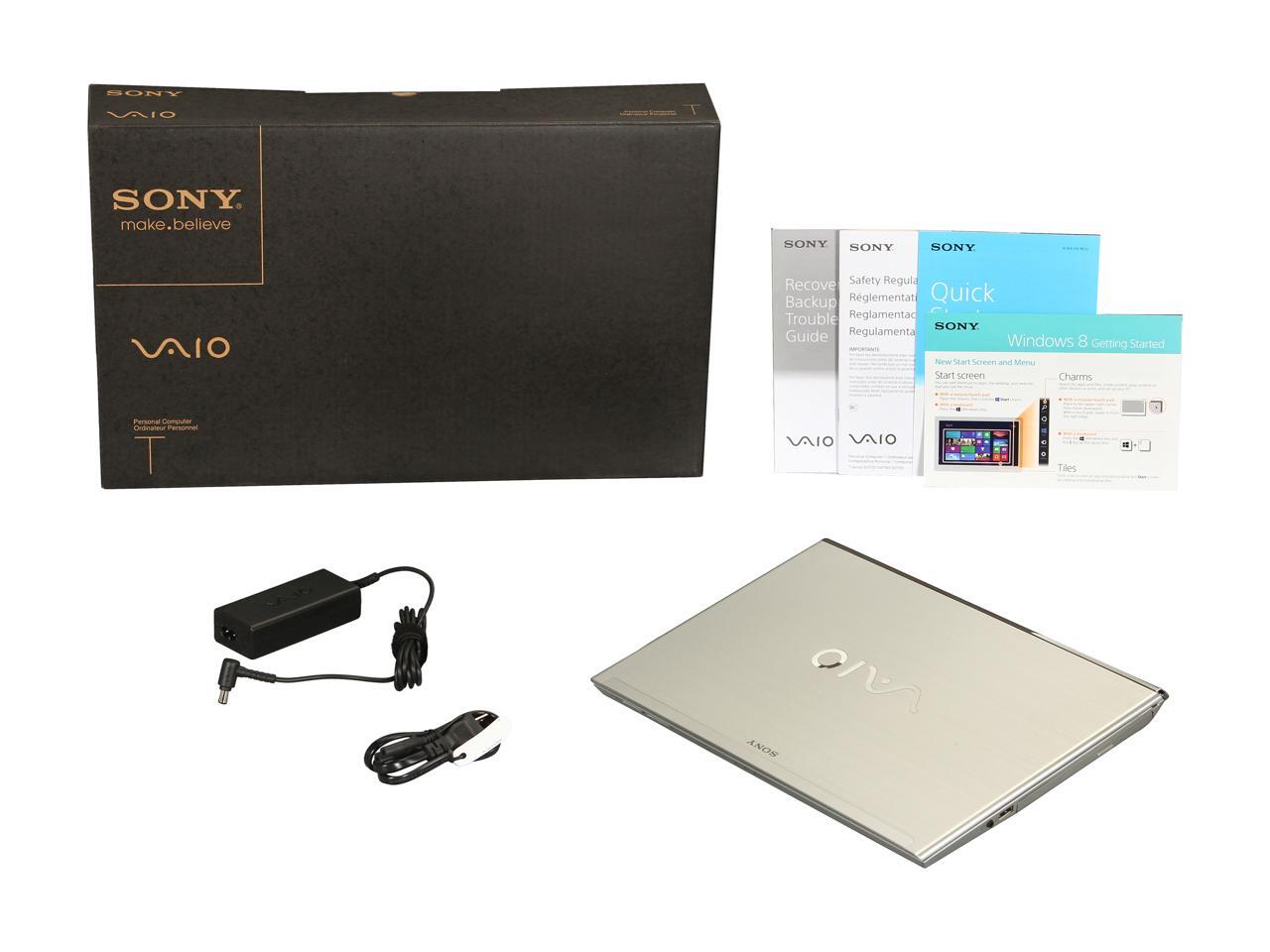 SONY VAIO T Series Ultrabook Intel Core i3-3227U 1.9GHz 14" Windows 8 ...