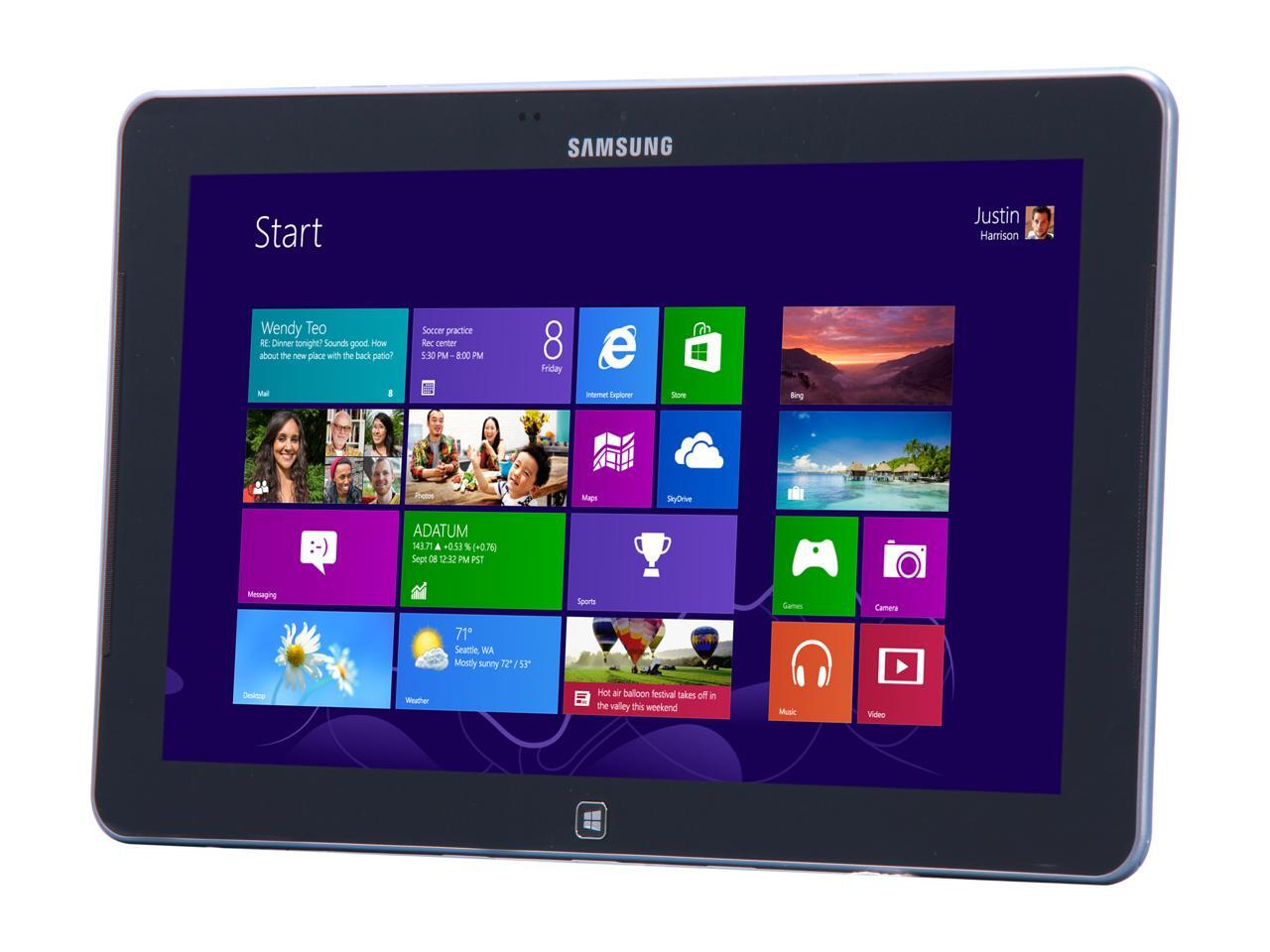 Samsung ATIV SmartPC XE500T1C-A01US 11.6-inch Windows 8 Tablet – 64GB ...