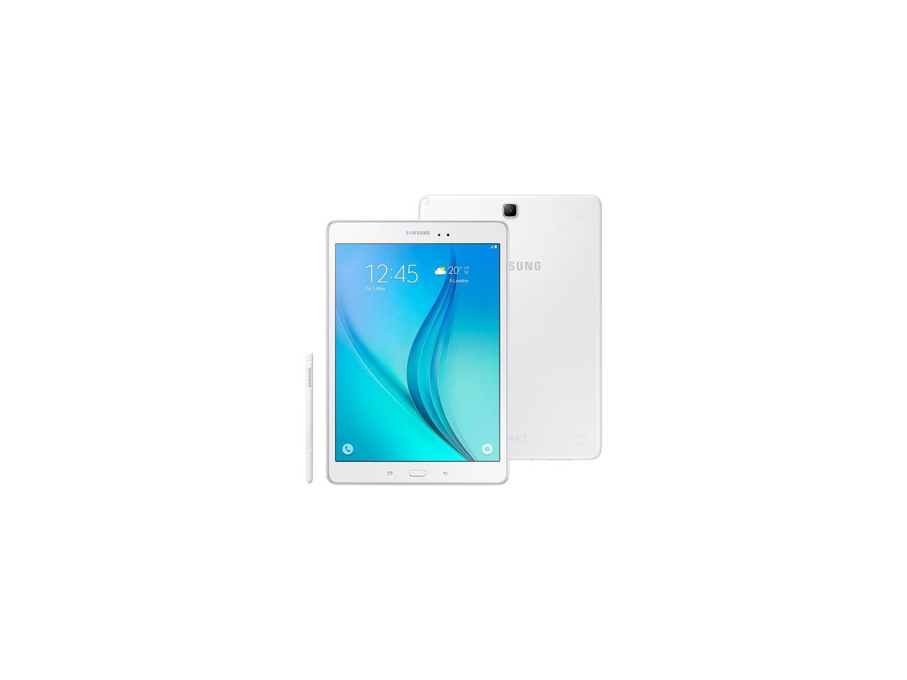 SAMSUNG Galaxy Tab A SM-P555M-WHT 16GB Flash Storage 9.7" Tablet PC ...