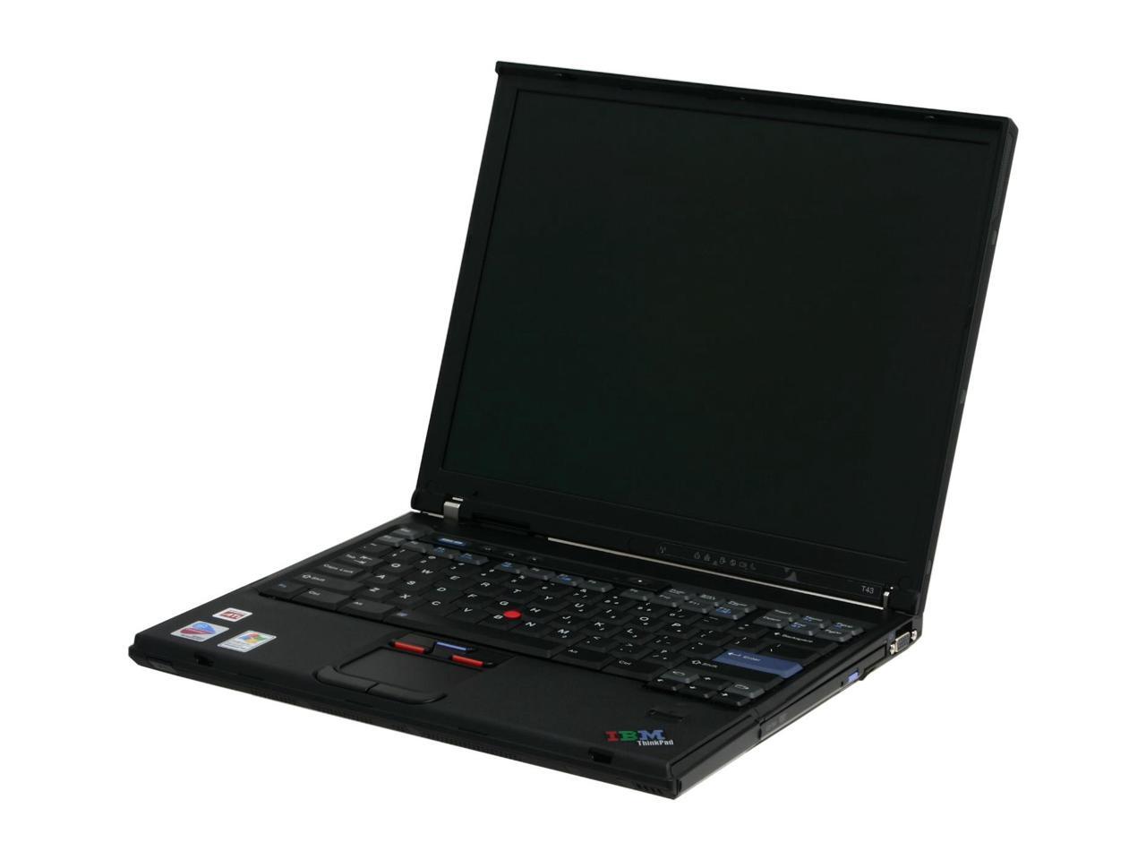 ThinkPad Laptop T Series Intel Pentium M 750 512MB Memory 40GB HDD ATI ...