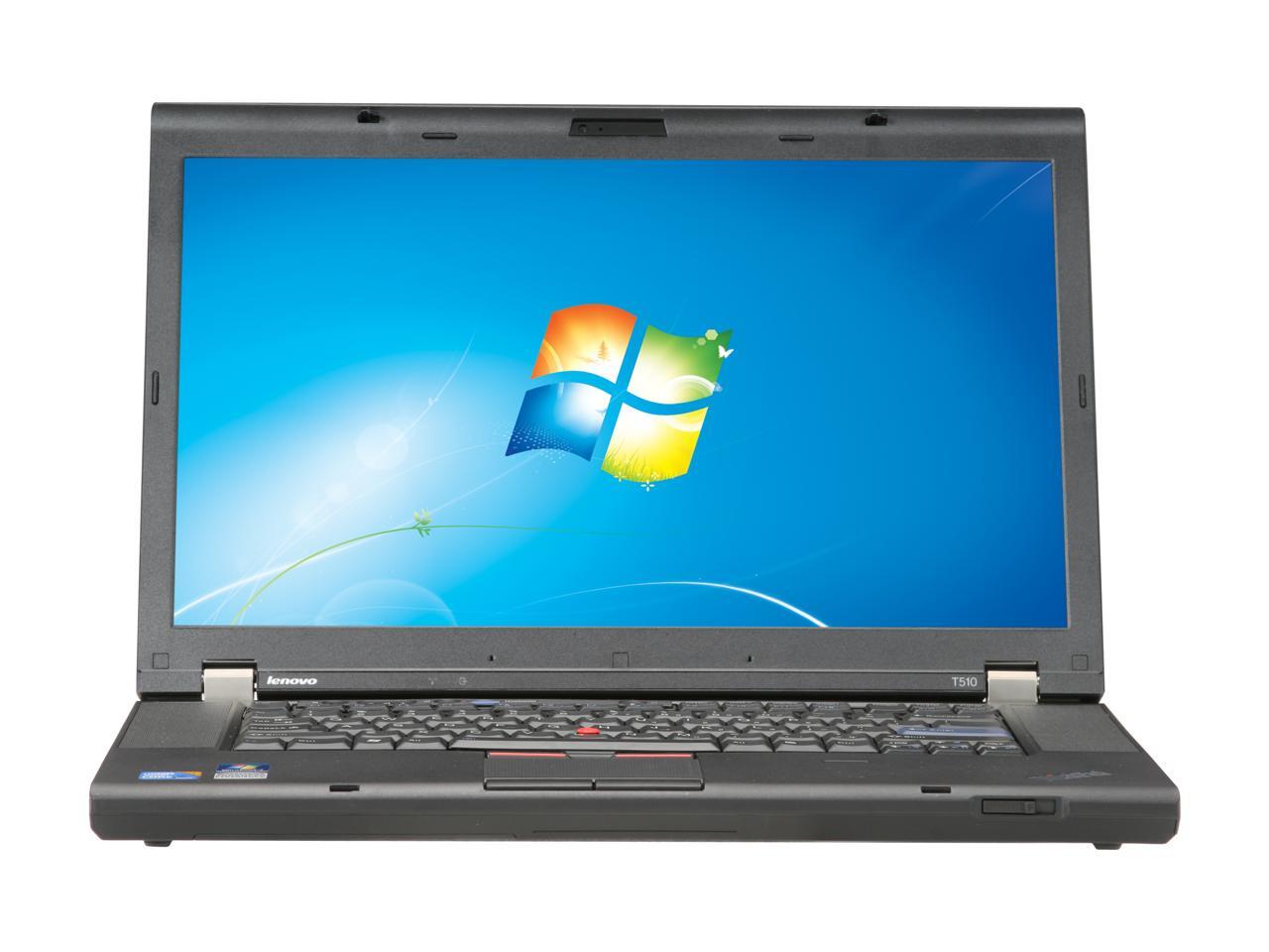 ThinkPad Laptop T Series Intel Core i5-520M 2GB Memory 250GB HDD Intel ...