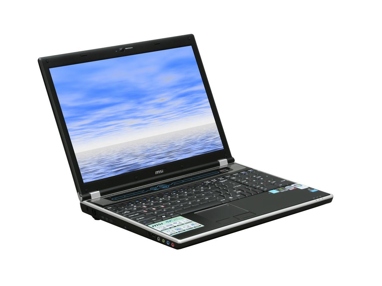 MSI Laptop Intel Core 2 Duo P8400 4GB Memory 320GB HDD NVIDIA GeForce ...