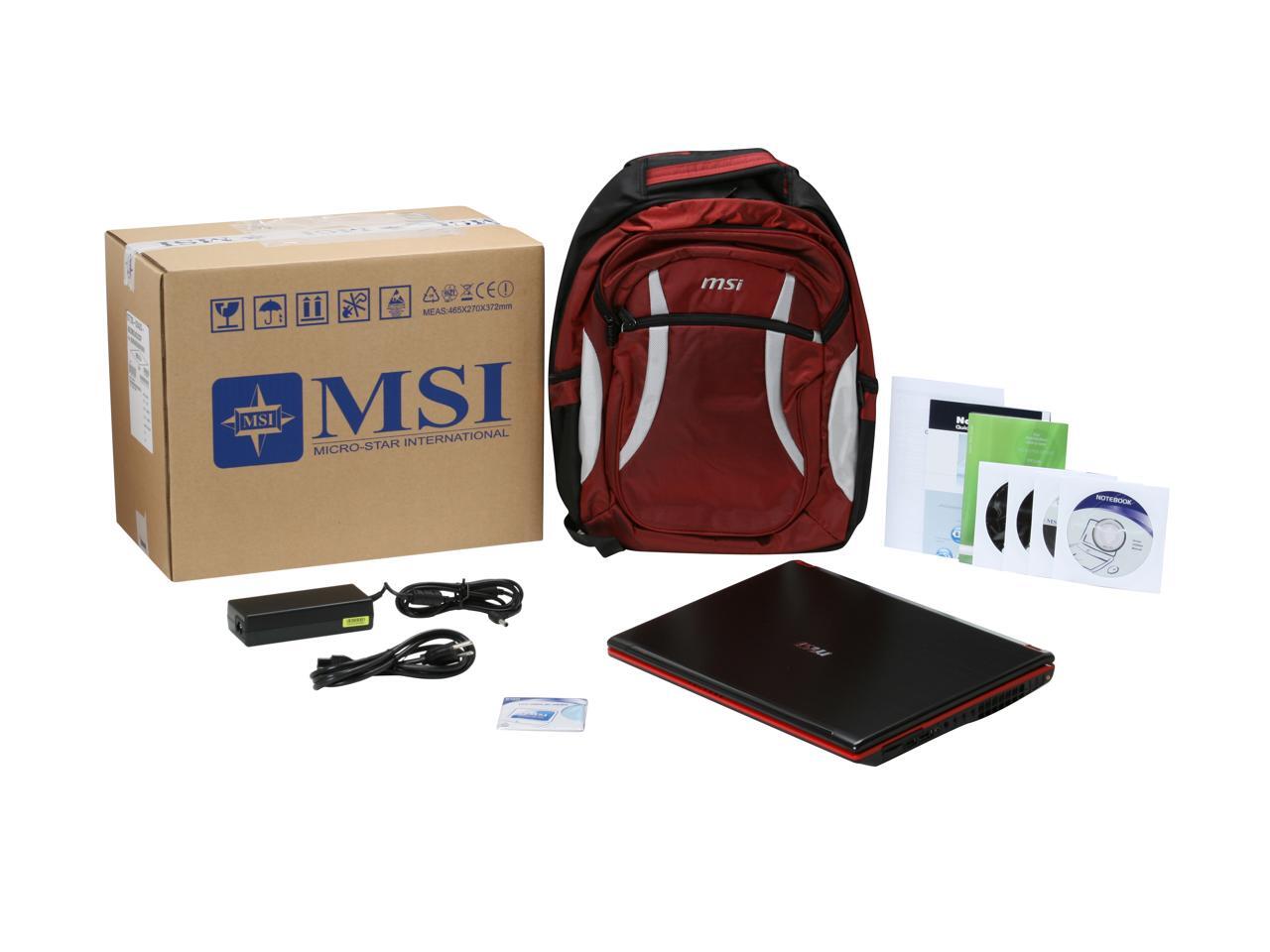 MSI Laptop AMD Turion X2 Ultra ZM-82 4GB Memory 320GB HDD ATI Mobility ...