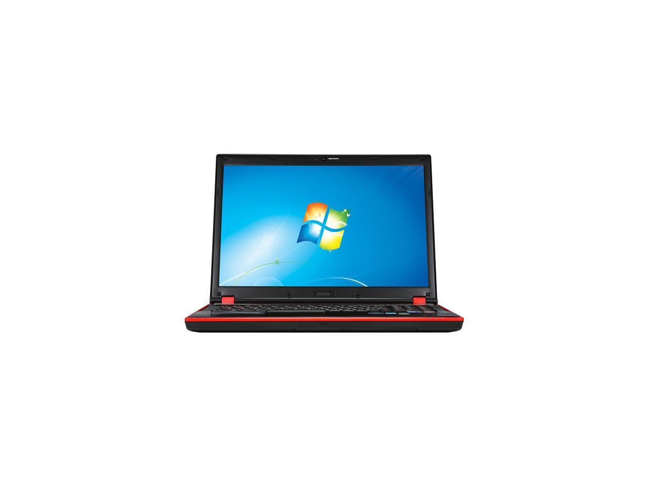 MSI Laptop Intel Core i5-450M 4GB Memory 500GB HDD ATI Mobility Radeon ...