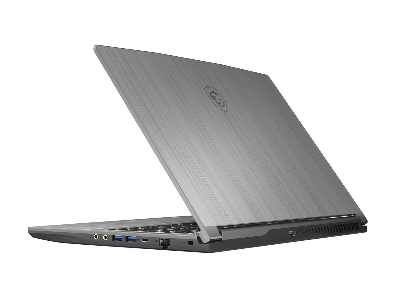 MSI WF Series 15.6" Windows 10 Pro 64-bit Mobile Workstation WF65 10TI ...