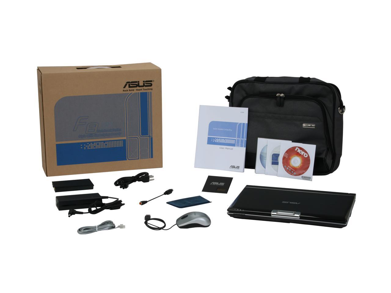 ASUS Laptop F8 Series Intel Core 2 Duo T9300 3GB Memory 320GB HDD ...