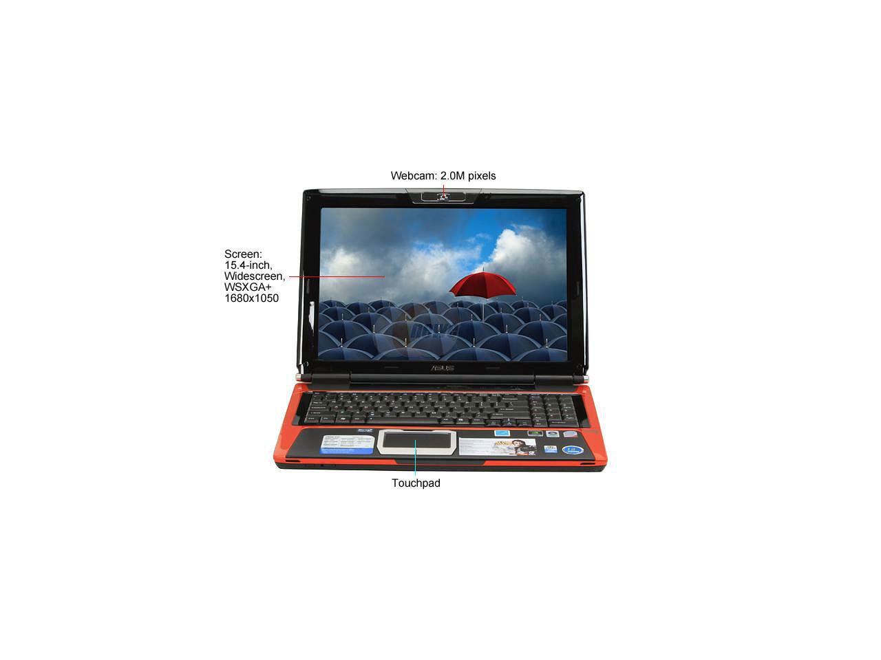 ASUS Laptop G Series Intel Core 2 Duo T9400 4GB Memory 400GB HDD NVIDIA ...