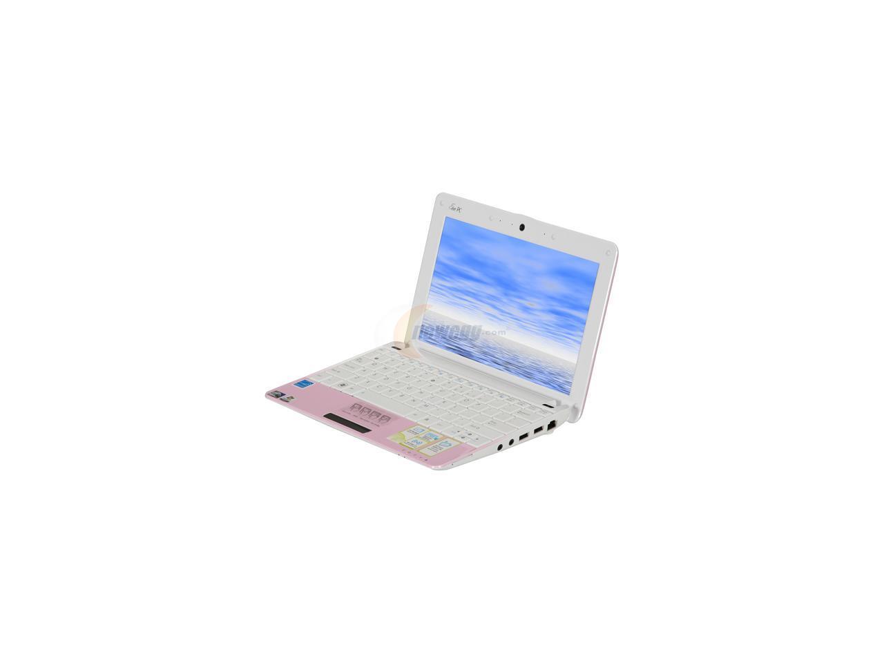 ASUS Eee PC Seashell 1005HA-MU17-PI Rose Pink 10.1" WSVGA Netbook ...