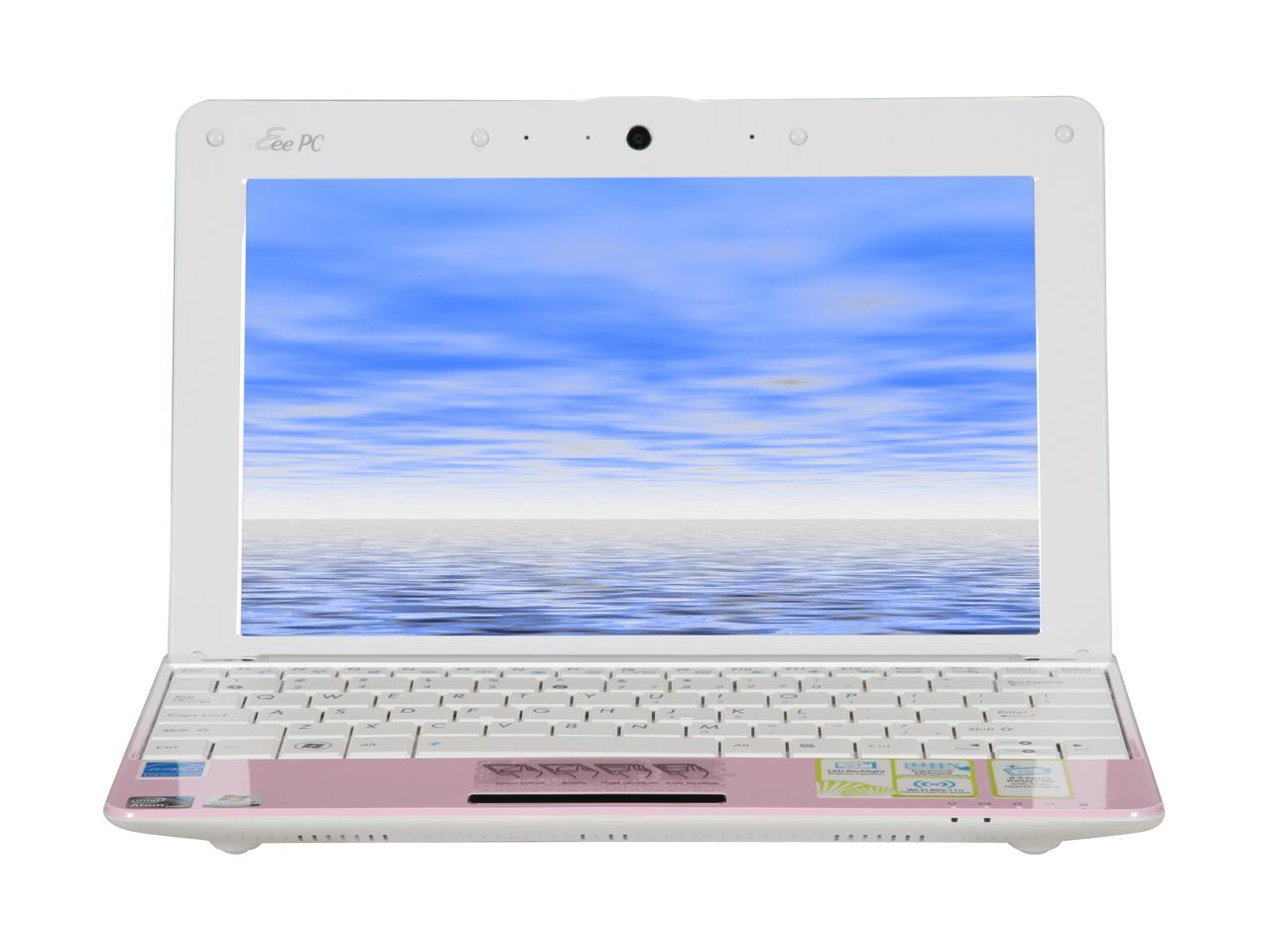 ASUS Eee PC Seashell 1005HA-MU17-PI Rose Pink 10.1" WSVGA Netbook ...